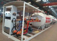 China 20m³ LPG Mobile Filling Station 10 Ton Bulk Propane Storage Tank Skid Station for sale