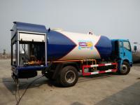 China HOWO Bobtail LPG Gas Tanker Truck 15000 Liter Capacity with 2