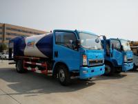 China HOWO Bobtail LPG Gas Tanker Truck 15000 Liter Capacity with 2