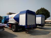 China HOWO Bobtail LPG Gas Tanker Truck 15000 Liter Capacity with 2