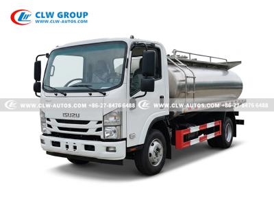 China 5m³ Milk Tank Truck with CIP Self-Cleaning System for sale