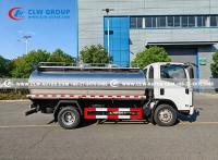 China 5m³ Milk Tank Truck with CIP Self-Cleaning System for sale