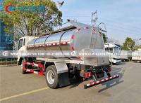 China HOWO 8000L Stainless Steel Insulated Milk Tank Truck for Milk Transport for sale