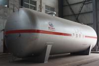 China 20MT 50m3 LPG Storage Tank Propane Gas Station for Cylinder Filling 4 Nozzles for sale