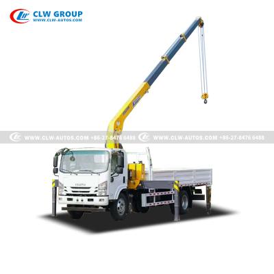 China ISUZU 4x2 5-Ton Crane Truck with XCMG 4-Section Boom and 360° Rotation for Construction & Logistics for sale