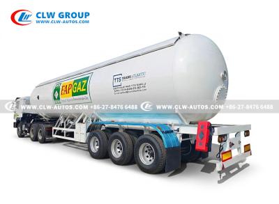 China 59.5 CBM LPG Tank Trailer with Filling Reel for sale