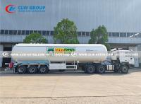 China 59.5 CBM LPG Tank Trailer with Filling Reel for sale