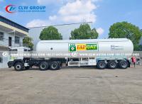 China 59.5 CBM LPG Tank Trailer with Filling Reel for sale