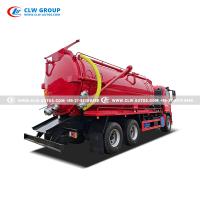 China ISUZU 6x4 Sewage Suction Truck with 15-20m³ Carbon Steel Tank and High-Efficiency Vacuum Suction System for sale