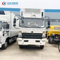 China Sinotruk HOWO 10-Ton Refrigerated Truck with Thermo King RV-1200S for Right-Hand Drive Cold Chain Logistics for sale