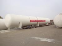 China ASME 200cbm LPG Storage Tank SA516 Bulk Propane Tank 100ton Capacity for sale