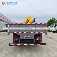 China Sinotruk HOWO 4x2 5-Ton Knuckle Boom Crane Truck with 360° Rotation and 4.5m Cargo Box for Algeria for sale
