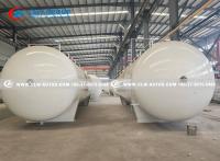 China 50CBM 25Ton Carbon Steel Horizontal LPG Storage Tank for Conakry Guinea for sale
