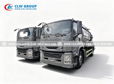 China I-SUZU 13m³ Sewer Cleaning Truck with SK-30S Water-Ring Vacuum Pump for sale