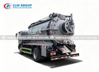 China I-SUZU 13m³ Sewer Cleaning Truck with SK-30S Water-Ring Vacuum Pump for sale