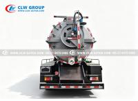 China I-SUZU 13m³ Sewer Cleaning Truck with SK-30S Water-Ring Vacuum Pump for sale