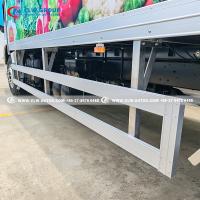 China I-SUZU 10Ton Refrigerated Truck with 2000KG Hydraulic Tailgate for sale