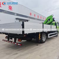 China ISUZU 700P 5-Ton Crane Truck with Aluminum Alloy Cargo Box, Liquid Fuel Engine Heating & 10-Ton Tow Hook for Russian Market for sale