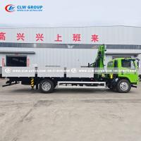 China ISUZU 700P 5-Ton Crane Truck with Aluminum Alloy Cargo Box, Liquid Fuel Engine Heating & 10-Ton Tow Hook for Russian Market for sale