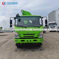 China ISUZU 700P 5-Ton Crane Truck with Aluminum Alloy Cargo Box, Liquid Fuel Engine Heating & 10-Ton Tow Hook for Russian Market for sale