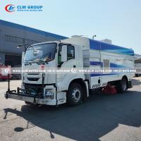 China ISUZU FVR 4x2 12m³ Sweeper Truck with 240HP Euro VI Engine, Full-Width Magnetic Strip, and 65km/h Sweeping Speed for Highways & Airports for sale