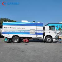 China ISUZU FVR 4x2 12m³ Sweeper Truck with 240HP Euro VI Engine, Full-Width Magnetic Strip, and 65km/h Sweeping Speed for Highways & Airports for sale