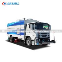 China ISUZU FVR 4x2 12m³ Sweeper Truck with 240HP Euro VI Engine, Full-Width Magnetic Strip, and 65km/h Sweeping Speed for Highways & Airports for sale
