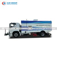 China ISUZU FVR 4x2 12m³ Sweeper Truck with 240HP Euro VI Engine, Full-Width Magnetic Strip, and 65km/h Sweeping Speed for Highways & Airports for sale