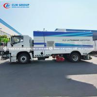 China ISUZU FVR 4x2 12m³ Sweeper Truck with 240HP Euro VI Engine, Full-Width Magnetic Strip, and 65km/h Sweeping Speed for Highways & Airports for sale