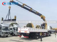 China Sinotruk HOWO 8x4 20-Ton Knuckle Boom Crane Truck with 360° Rotation and Multi-Segment Articulated Folding Boom for sale