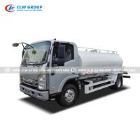 China ISUZU 600P 5,000L 304-2B Stainless Steel Water Tanker Truck with 130HP Euro V Engine for Potable Water & Dust Control for sale