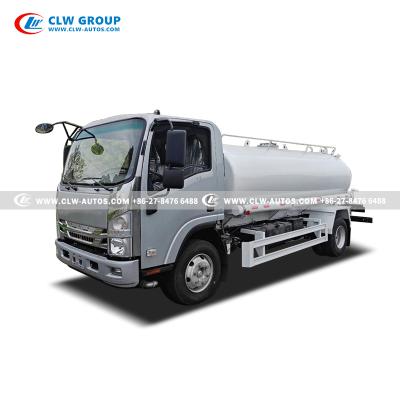China ISUZU 600P 5,000L 304-2B Stainless Steel Water Tanker Truck with 130HP Euro V Engine for Potable Water & Dust Control for sale