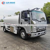 China ISUZU 600P 5,000L 304-2B Stainless Steel Water Tanker Truck with 130HP Euro V Engine for Potable Water & Dust Control for sale