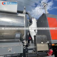 China 25m³ 316 Stainless Steel Vacuum Tank Semi-Trailer with Italian JUROP PVT700 Vacuum Pump and High-Pressure Washing System for sale