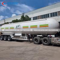 China Tri-Axle 60m³ LPG Tanker Trailer with Q345R Steel Tank and USA CORKEN Pump for Bulk Gas Distribution for sale