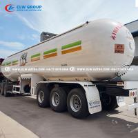 China Tri-Axle 60m³ LPG Tanker Trailer with Q345R Steel Tank and USA CORKEN Pump for Bulk Gas Distribution for sale