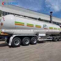 China Tri-Axle 60m³ LPG Tanker Trailer with Q345R Steel Tank and USA CORKEN Pump for Bulk Gas Distribution for sale