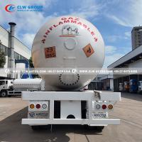 China Tri-Axle 60m³ LPG Tanker Trailer with Q345R Steel Tank and USA CORKEN Pump for Bulk Gas Distribution for sale