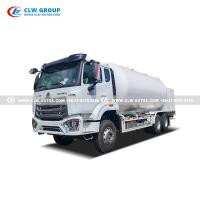 China Sinotruk HOWO 6x4 25m³ LPG Refueling Truck with Weichai 336HP Engine and High-Strength Carbon Steel Tank for sale
