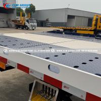 China Dongfeng 4x2 4-Ton Flatbed Wrecker Truck with 4-Ton Hydraulic Winch, 2.5-Ton Rear Towing Arm & Complete Rescue Tools for sale