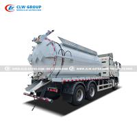 China 15m³ CNG Vacuum Sewage Suction Truck with Jurop Vacuum Pump for Municipal Sewer Dredging for sale