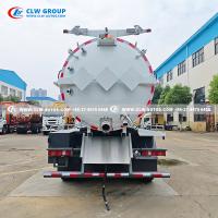 China 15m³ CNG Vacuum Sewage Suction Truck with Jurop Vacuum Pump for Municipal Sewer Dredging for sale