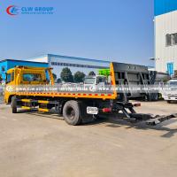 China Dongfeng Tianlong 4x2 Wrecker Truck with 8-10 Ton Winch and One-to-Two Towing Capability Featuring Full Sliding & Tilting Flatbed for sale