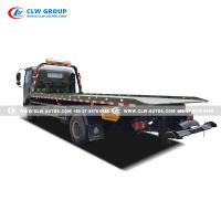 China Sinotruk HOWO 4x2 6-Ton Flatbed Wrecker with 5-Ton Winch and Multi-Valve Control Tow Truck for sale