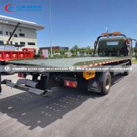 China Sinotruk HOWO 4x2 6-Ton Flatbed Wrecker with 5-Ton Winch and Multi-Valve Control Tow Truck for sale