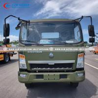 China Sinotruk HOWO 4x2 6-Ton Flatbed Wrecker with 5-Ton Winch and Multi-Valve Control Tow Truck for sale