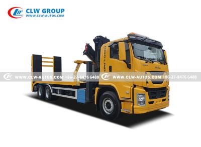 China ISUZU GIGA 6x4 15-Ton Wrecker Truck with 460HP Engine and XCMG 10-Ton Crane for sale