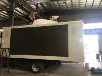 China P5 P6 LED Mobile Digital Billboard Truck with 5500 cd/m² Brightness and 100,000 Hour Lifespan for sale