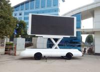 China P5 P6 LED Billboard Truck with Lifting Screen - 5500 cd/m² Brightness, 1000 W/m² Power Consumption for sale