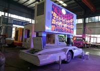 China P5 P6 LED Billboard Truck with Lifting Screen - 5500 cd/m² Brightness, 1000 W/m² Power Consumption for sale